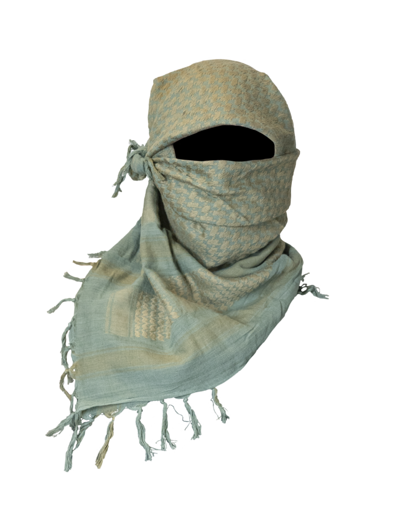 Dutch Army Shemagh Black/Olive - outdoors.ee