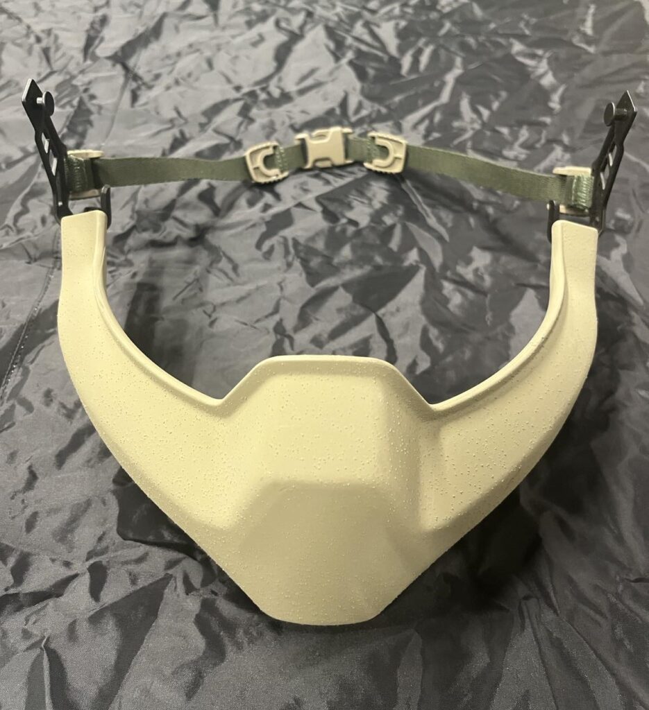 British Army VIRTUS Mandible Guard - Outdoors