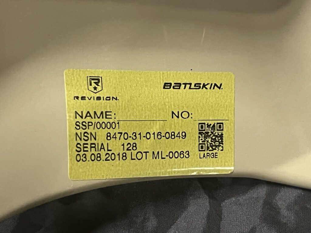 British Army VIRTUS Mandible Guard - Outdoors