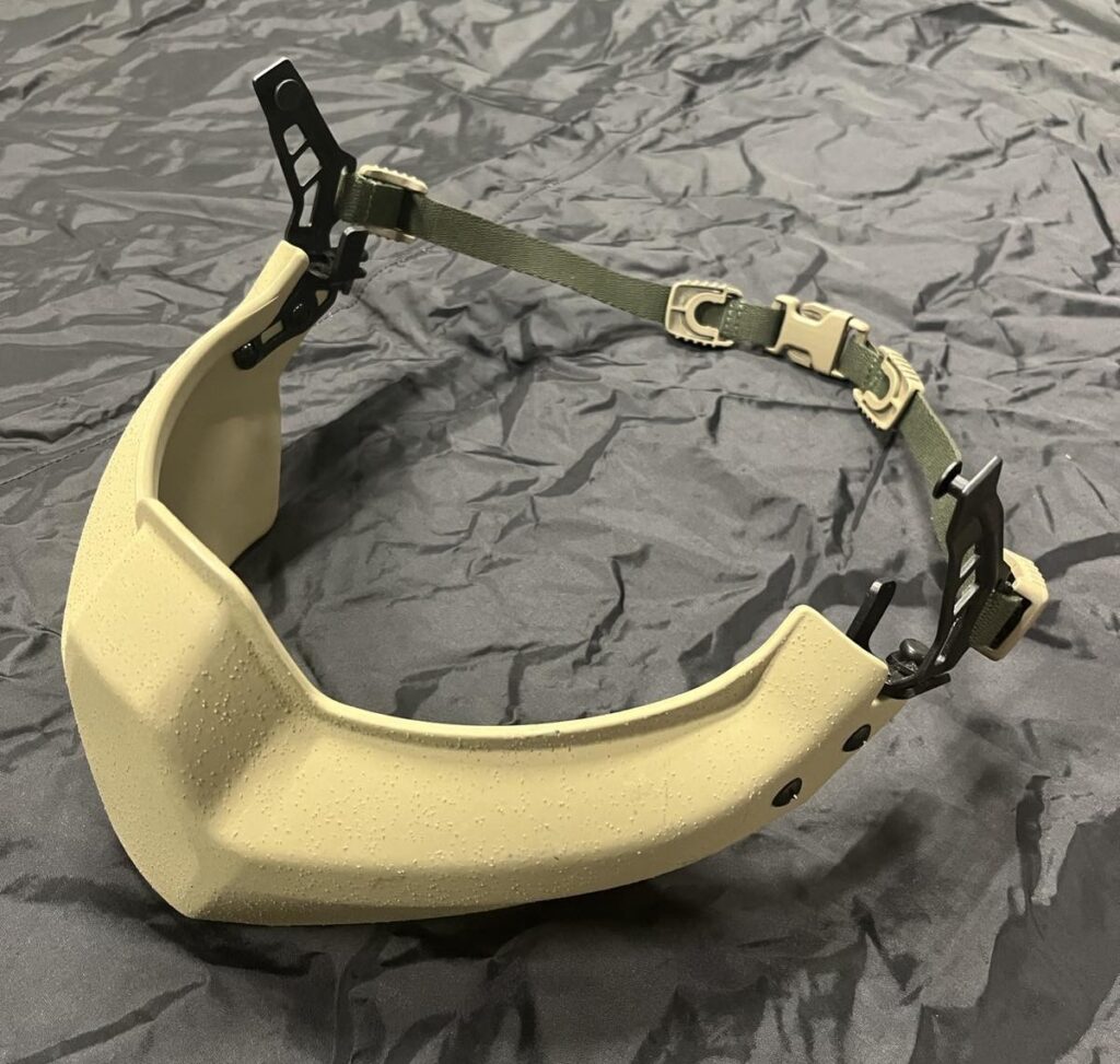 British Army VIRTUS Mandible Guard - Outdoors