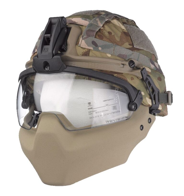 British Army VIRTUS Mandible Guard - Outdoors