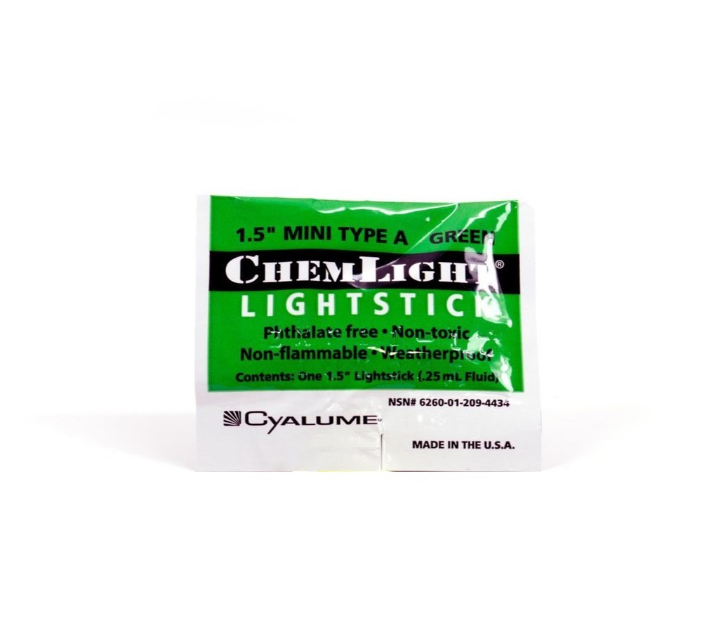 Cyalume ChemLight® LightStick Mini 1,5´´ Type A, 50pcs, EXPIRED - Outdoors