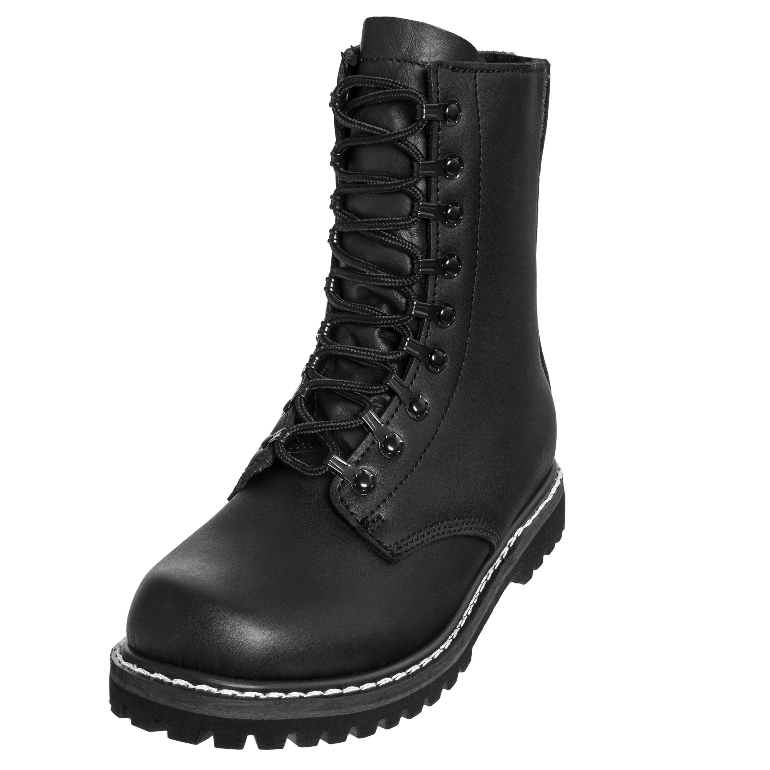 Mil-Tec® Paratrooper Boots with Pile Lining and Zipper - Outdoors