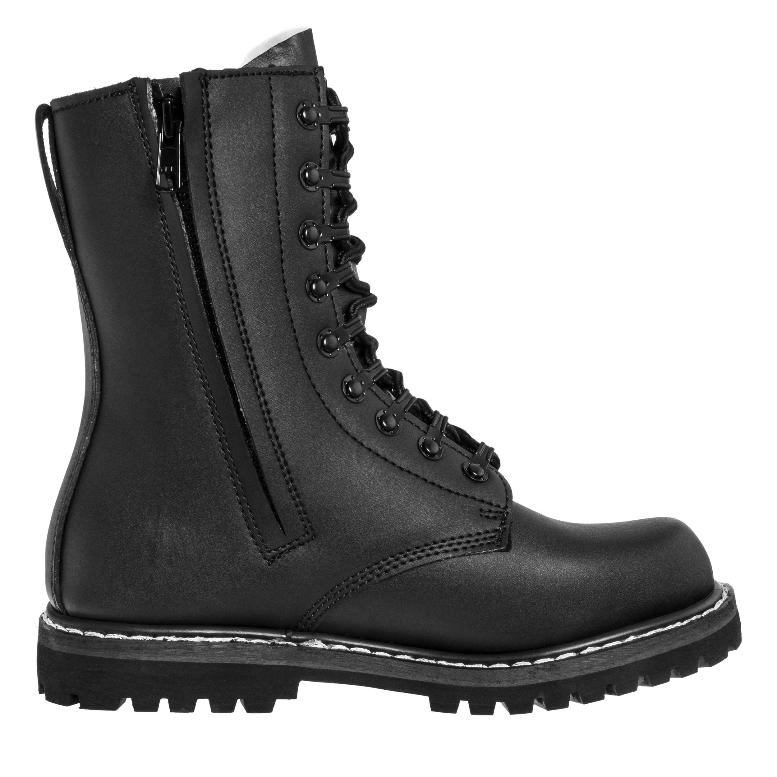 Mil-Tec® Paratrooper Boots with Pile Lining and Zipper - Outdoors